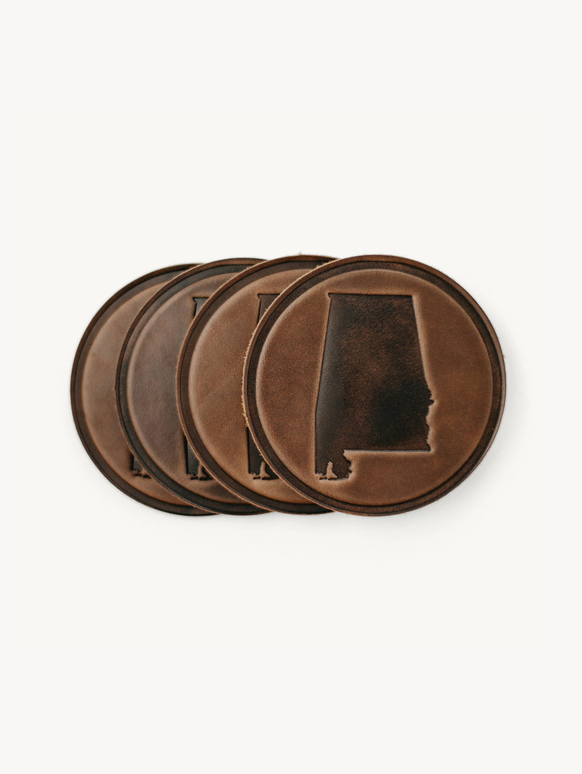 Alabama Circle Coasters | Clayton & Crume