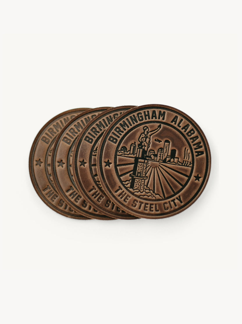 Birmingham Alabama City Seal Coasters – Clayton & Crume