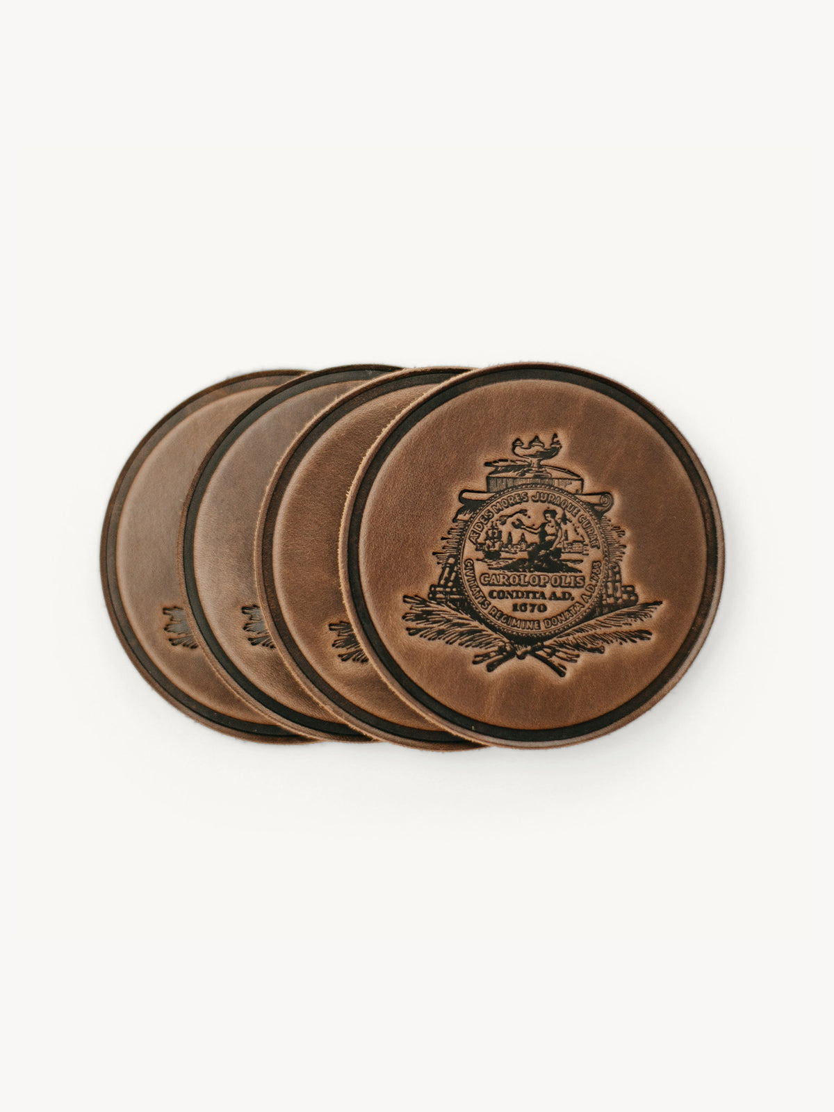 Charleston South Carolina City Seal Coasters – Clayton & Crume