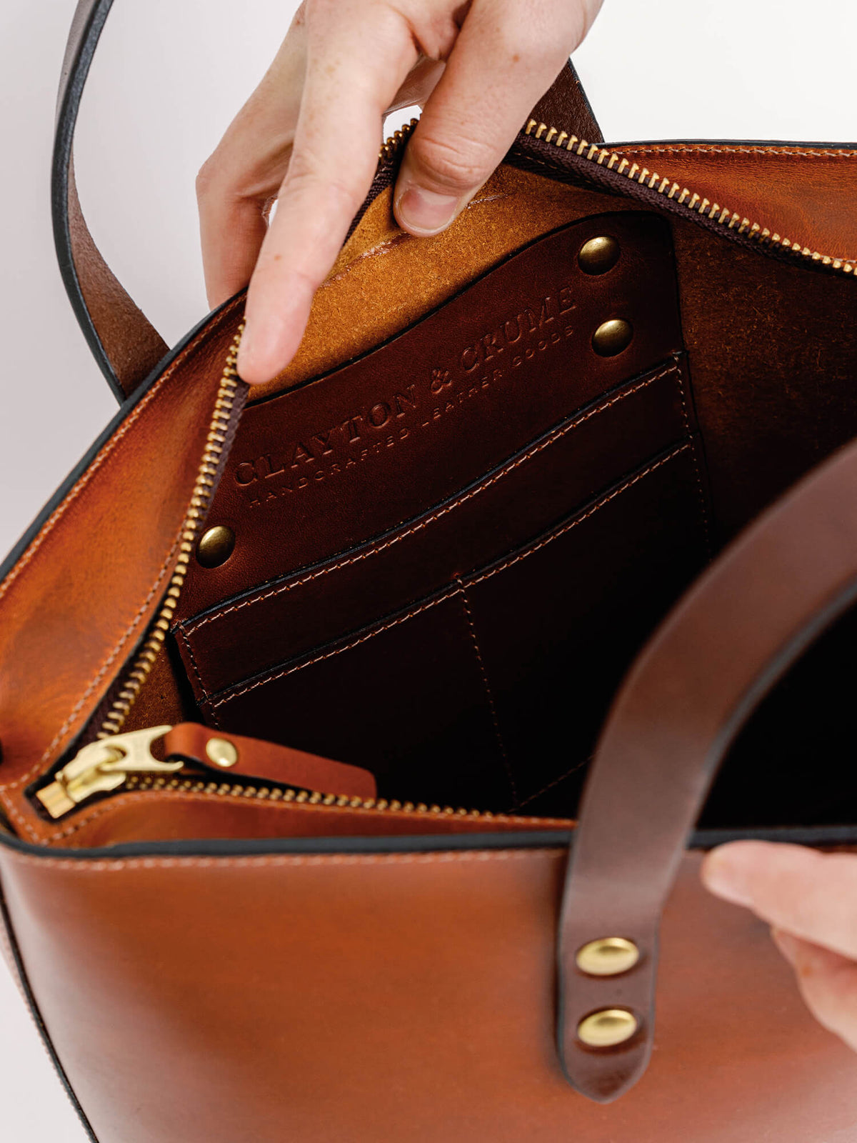 Medium Zip Tote – Clayton & Crume
