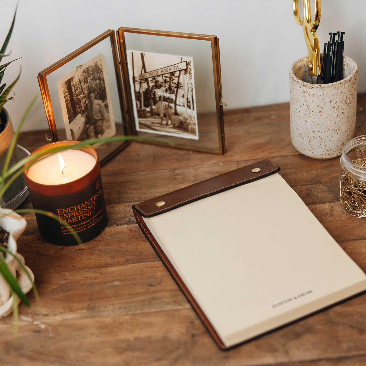 Leather Notepad – Clayton & Crume