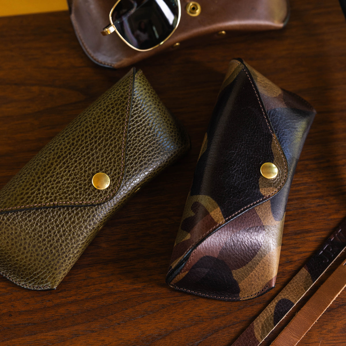 The Leather Sunglass Case – Clayton & Crume