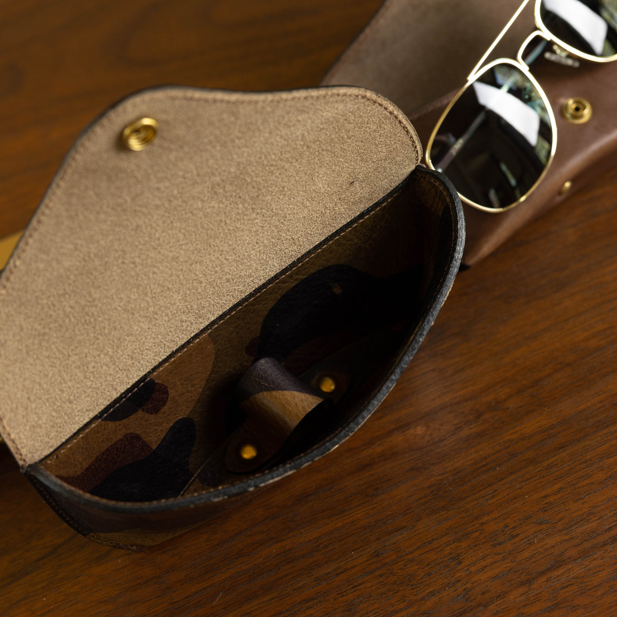 The Leather Sunglass Case – Clayton & Crume