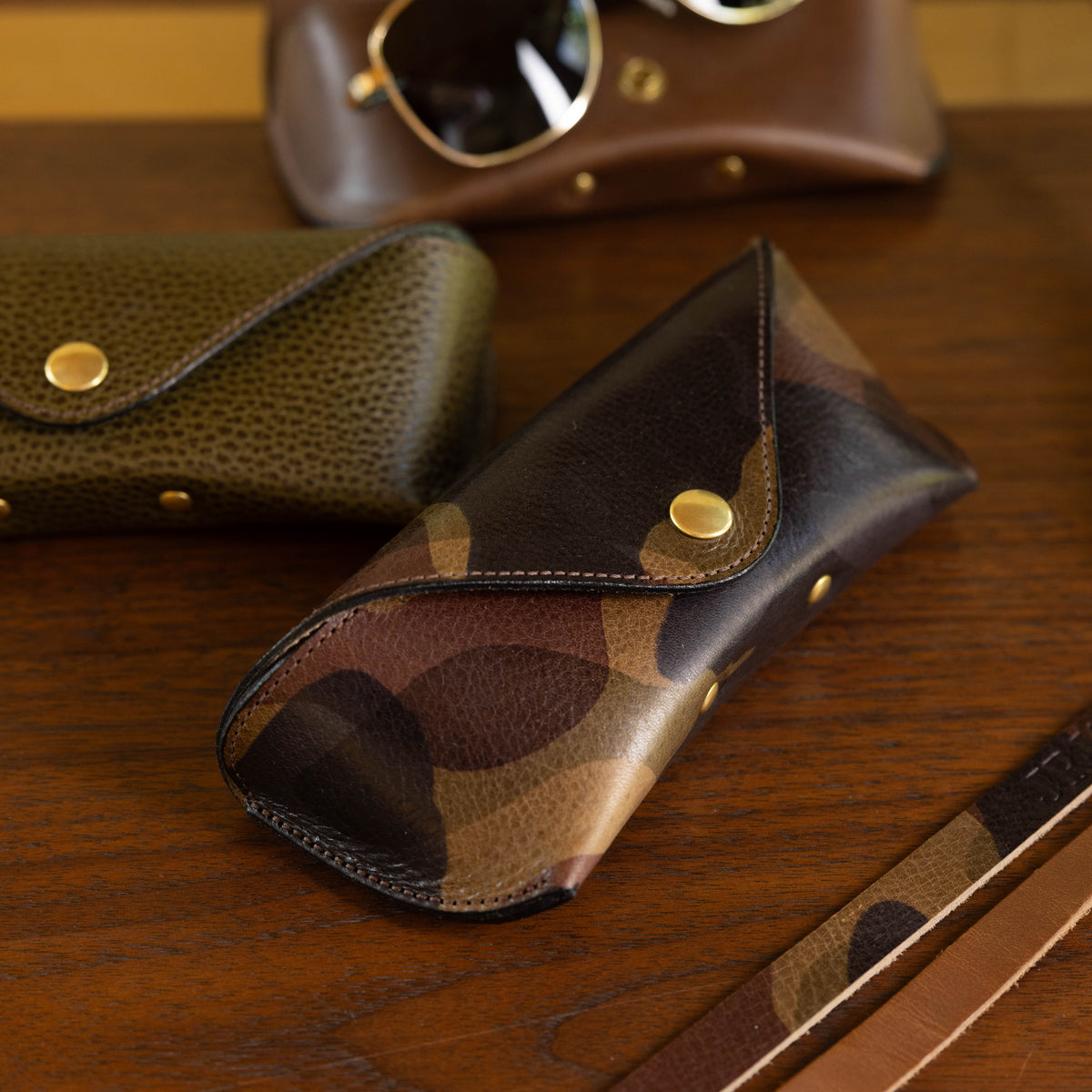 The Leather Sunglass Case – Clayton & Crume
