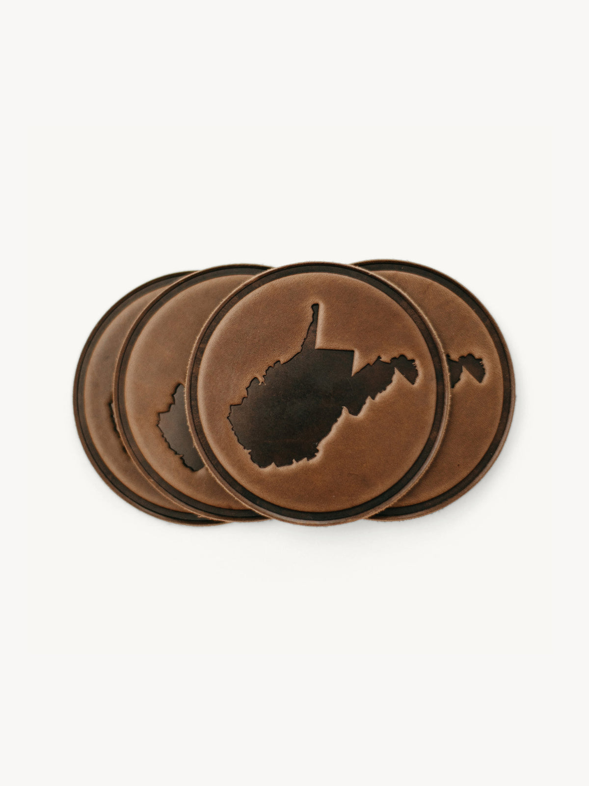West Virginia Circle Coasters – Clayton & Crume
