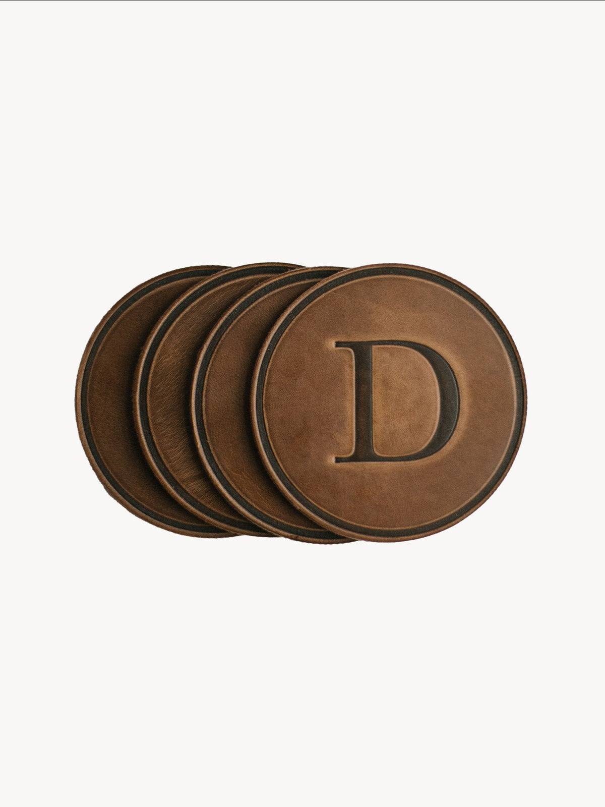 Monogrammed Circle Coasters – Clayton & Crume