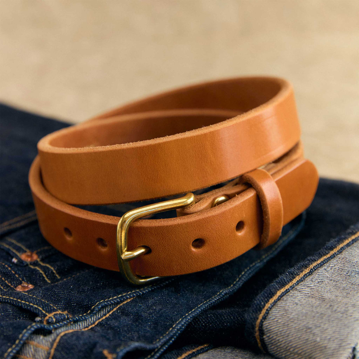 Unstitched Traditional Belt – Clayton & Crume