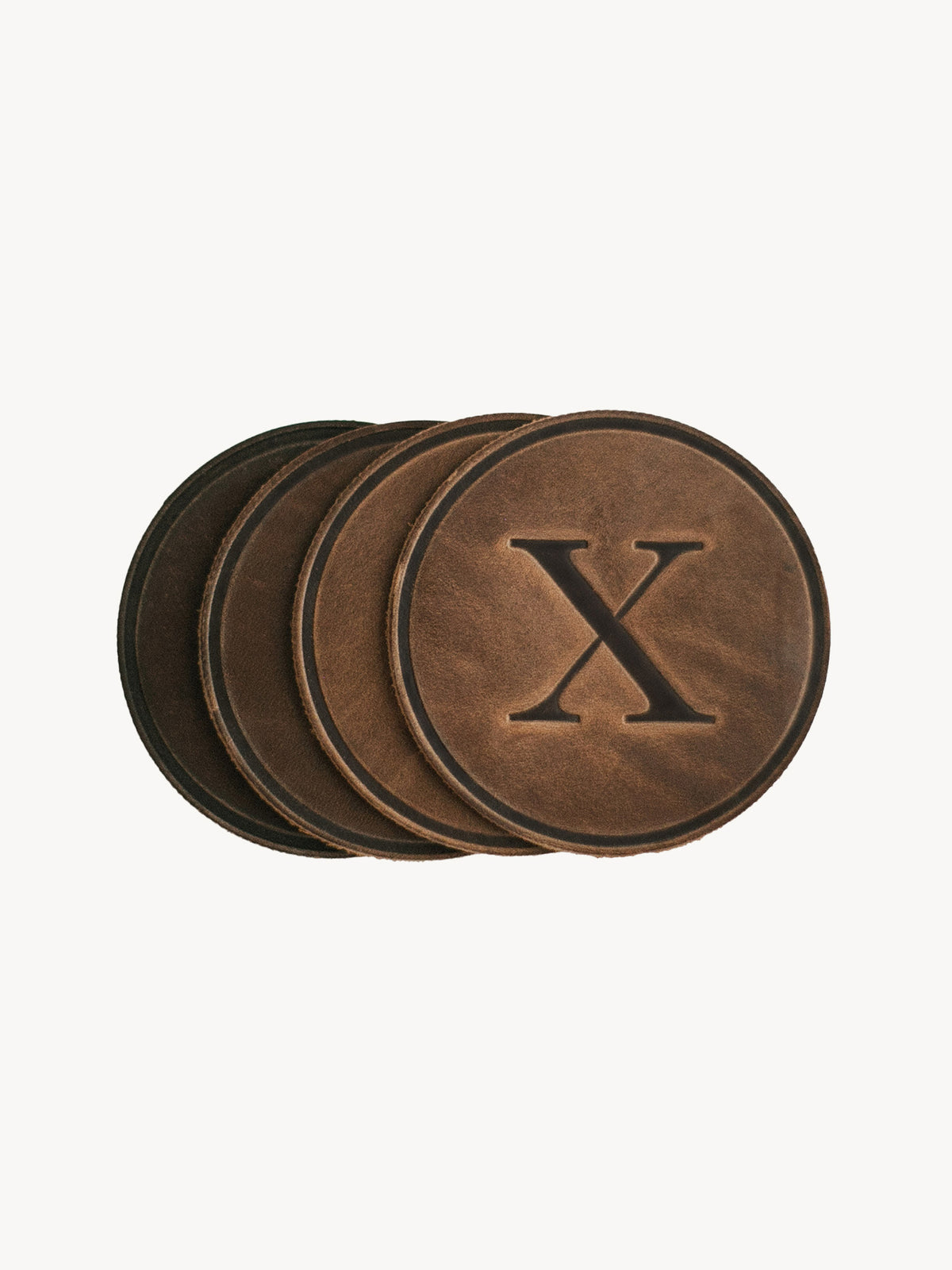Monogrammed Circle Coasters – Clayton & Crume